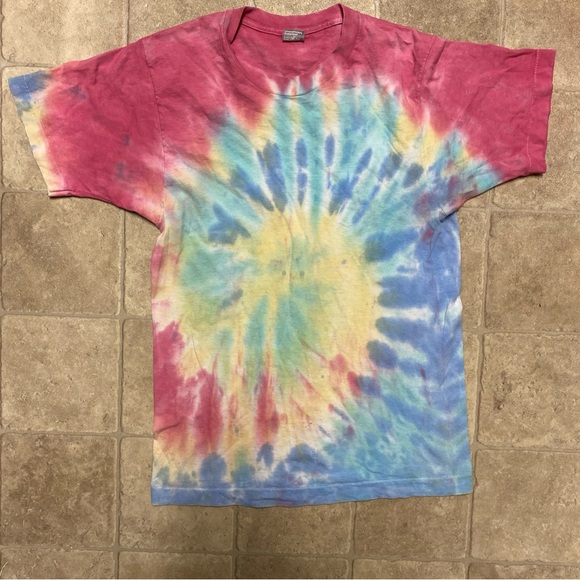 Bvd | Shirts | Tiedye Vtg Tshirt S Measurement Usa Single Stitch | Poshmark